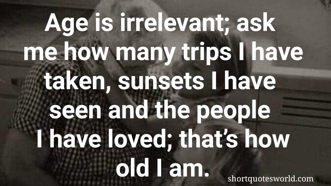 Age Is Just A Number